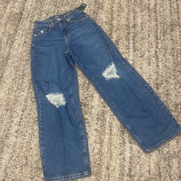 wild fable | Jeans | Nwt Wild Fable Super High Rise Baggy Jeans Sz 4 ...